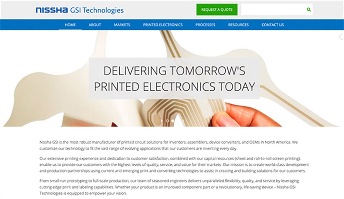 Printed Electronics - Nissha